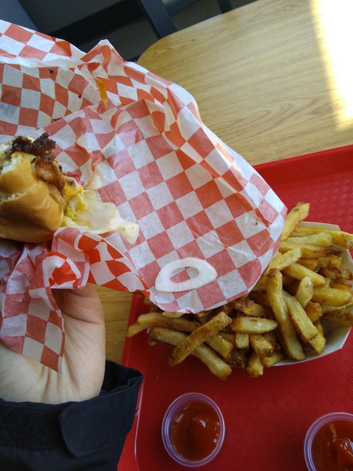 Stackburger menu in Sault Ste. Marie, Ontario, Canada