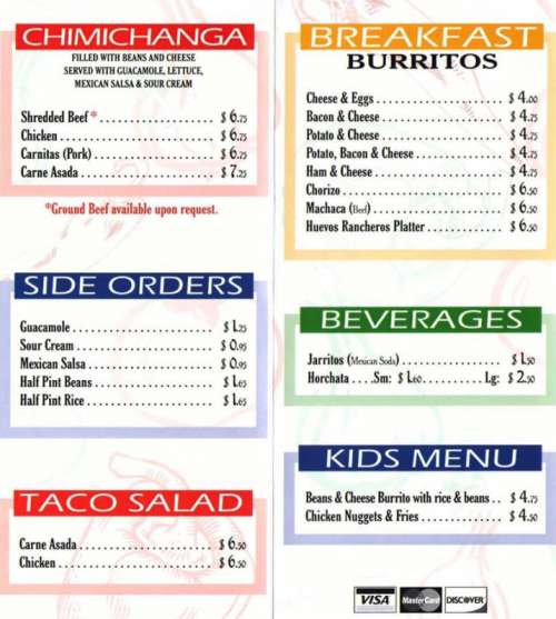 Purple Burrito Republic MO menu in Republic, Missouri, USA