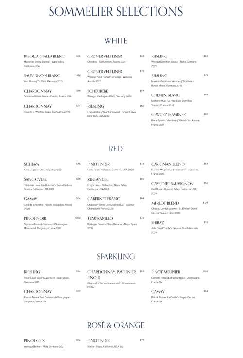 Khâluna menu in Minneapolis, Minnesota, USA