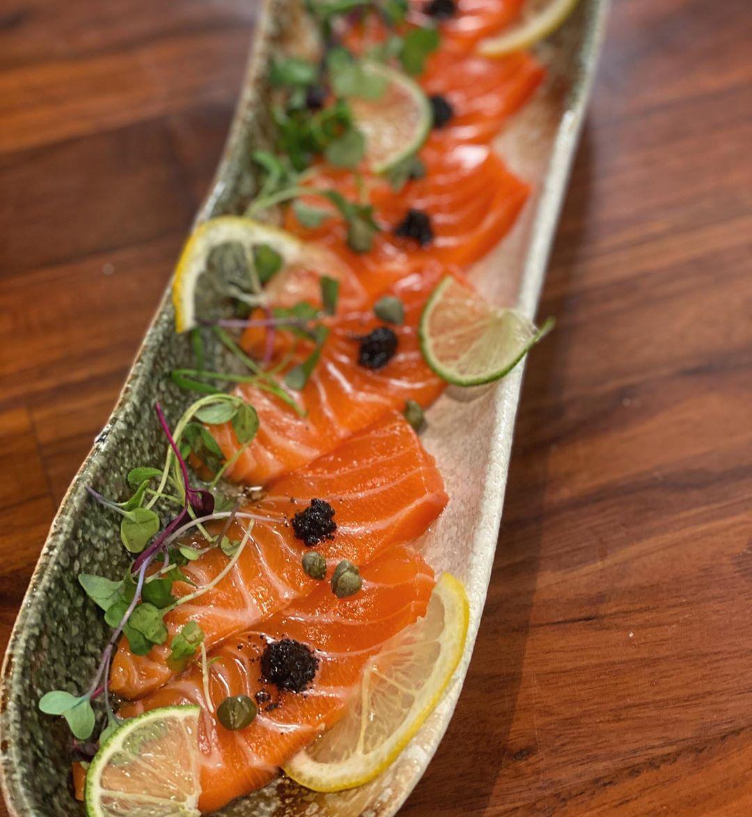 Chomp Rockin' Sushi menu in Fullerton, California, USA