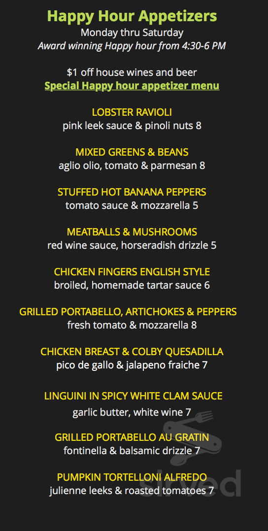 Cala Lily Restaurant and Bar menu in Gibsonia, Pennsylvania, USA