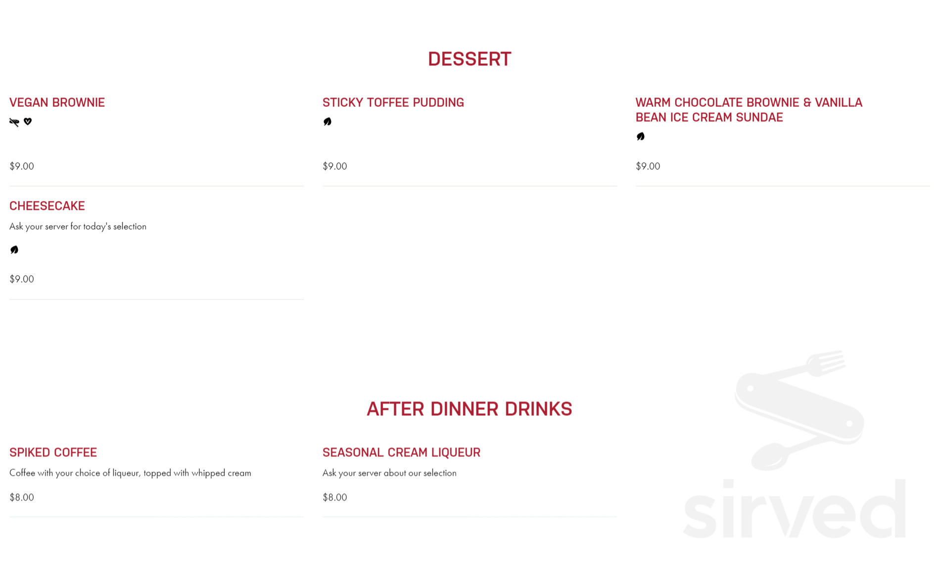 Menu for Bracebridge Barrelhouse in Bracebridge, ON | Sirved