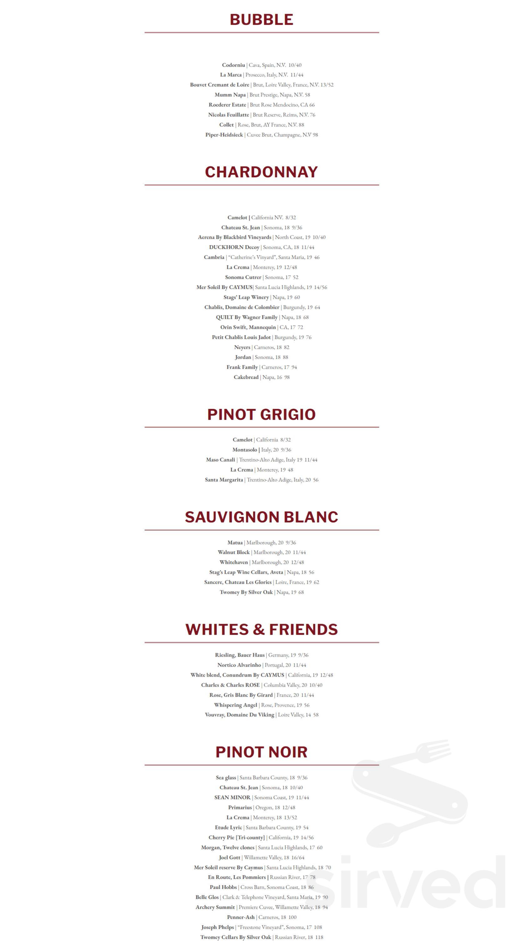 Salt Factory Pub menu in Alpharetta, Georgia, USA