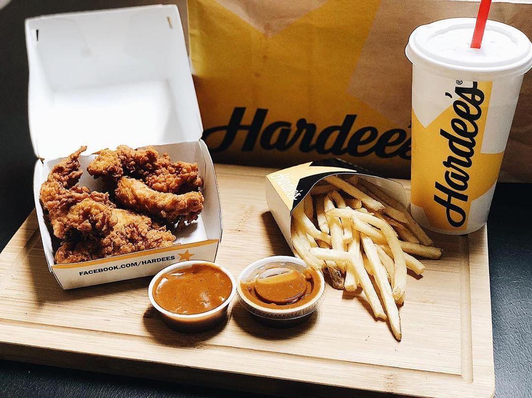Hardee's menu in Rustburg, Virginia, USA