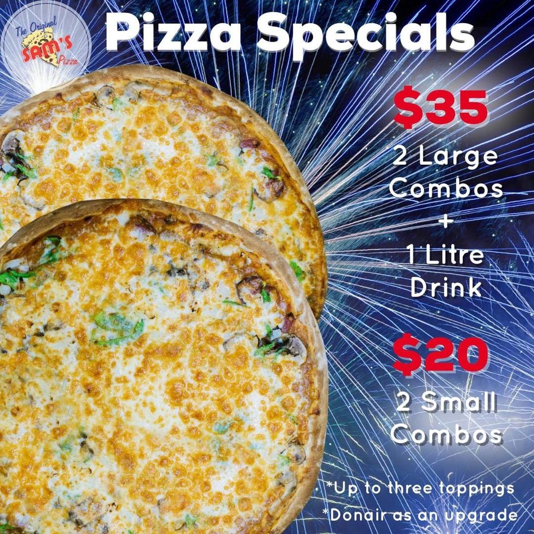 Sam's Pizza menus in Stellarton, Nova Scotia, Canada