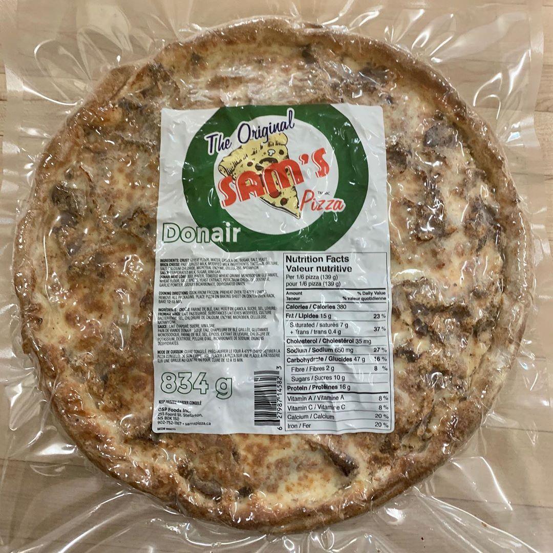 Sam's Pizza menus in Stellarton, Nova Scotia, Canada