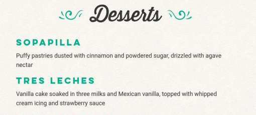 Menu for Serranos Cocina Y Cantina - Austin, TX | Sirved