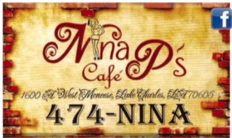Menu for Nina-P's Cafe in Lake Charles, LA | Sirved