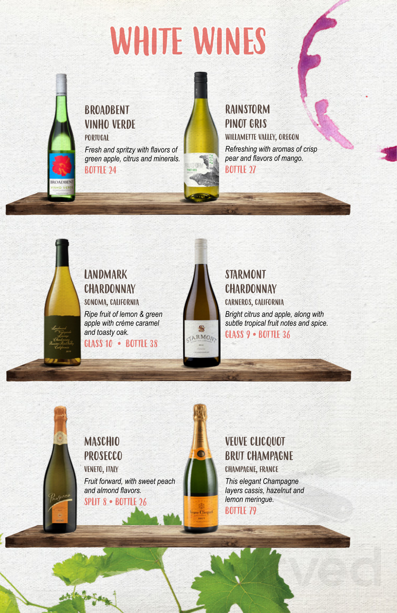 Waterman's Surfside Grille menu in Virginia Beach, Virginia, USA