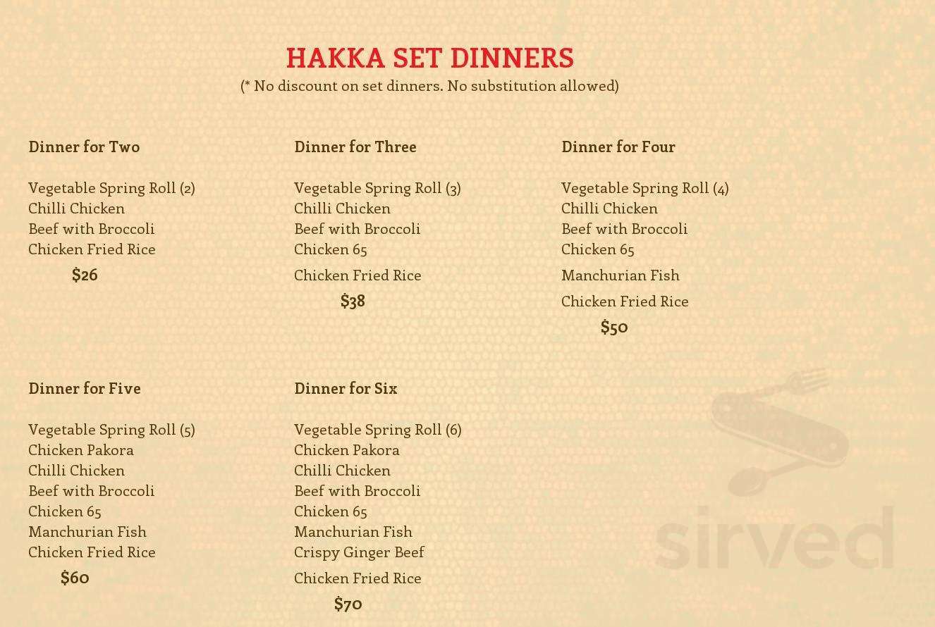 Menu - Whitby ON's The Zen Hakka Chinese & Thai Whitby | Sirved