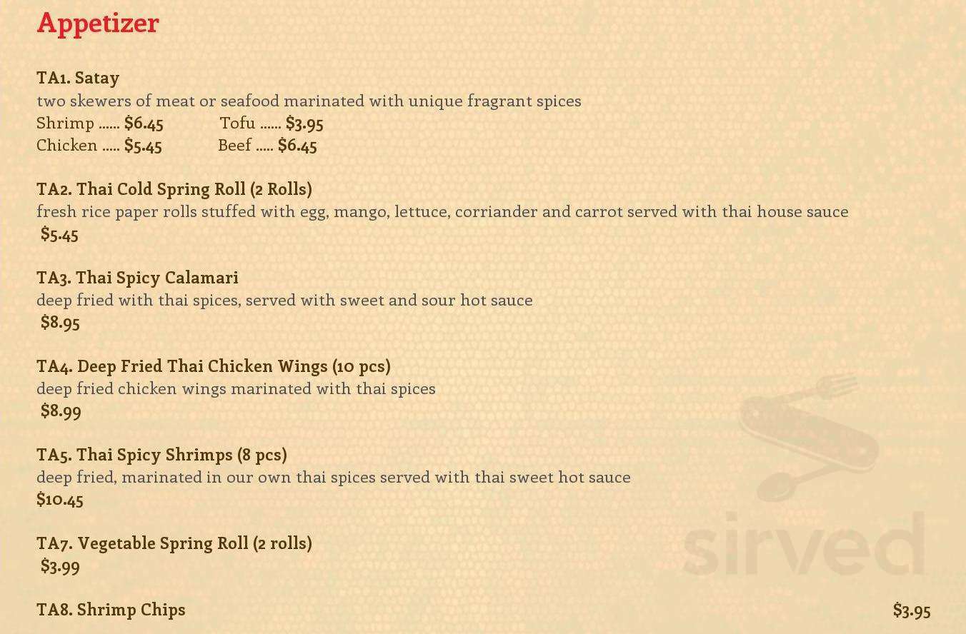 Menu - Whitby ON's The Zen Hakka Chinese & Thai Whitby | Sirved