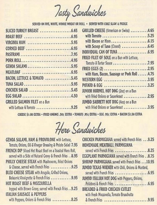 Roxbury Diner, Restaurant and Catering menu in Succasunna, New Jersey, USA