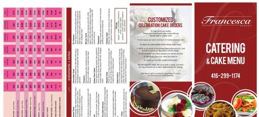 Menu for Francesca Italian Bakery & Delicatessen in Scarborough, ON ...