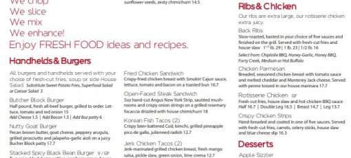 Menu for Casey's Grill.Bar in North Bay, ON | Sirved