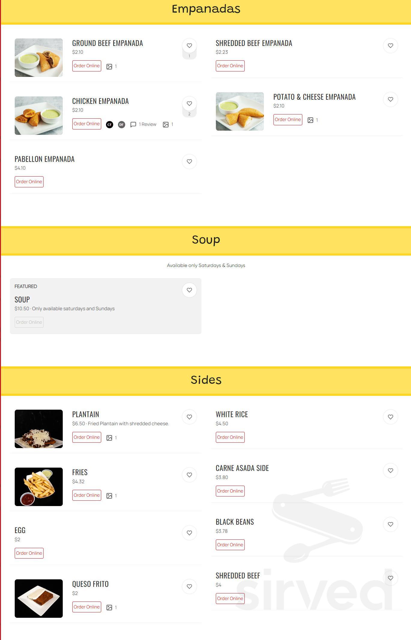 Zaperoco Food menu in Lehi, Utah, USA