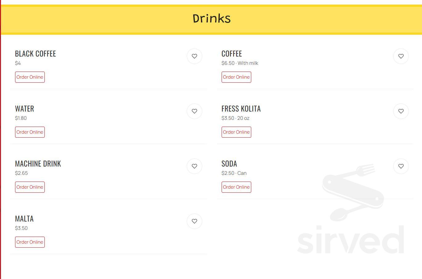 Zaperoco Food menu in Lehi, Utah, USA