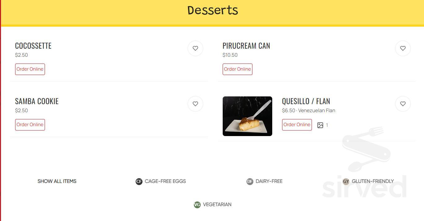 Zaperoco Food menu in Lehi, Utah, USA