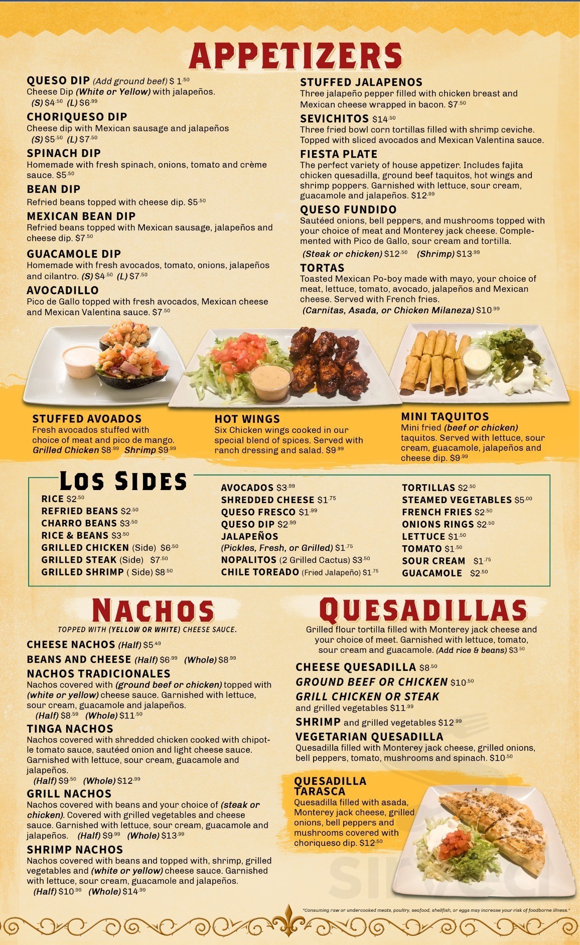 Don Tomas Mexican grill menus in Monroe, Louisiana, United States