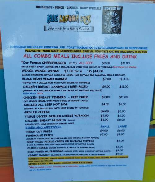 Waxhaw Tap House menu in Waxhaw, North Carolina, USA