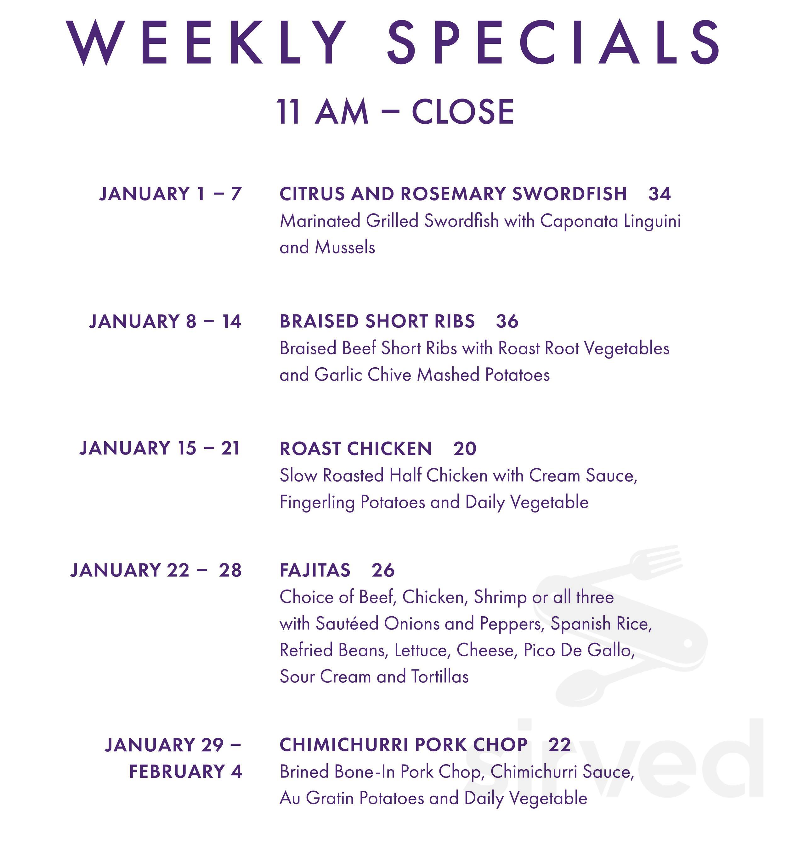 Little Six Restaurant menu in Prior Lake, Minnesota, USA