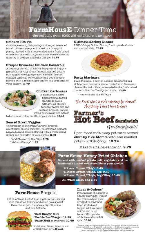 FarmHouse Cafe & Bakery menu in Omaha, Nebraska, USA