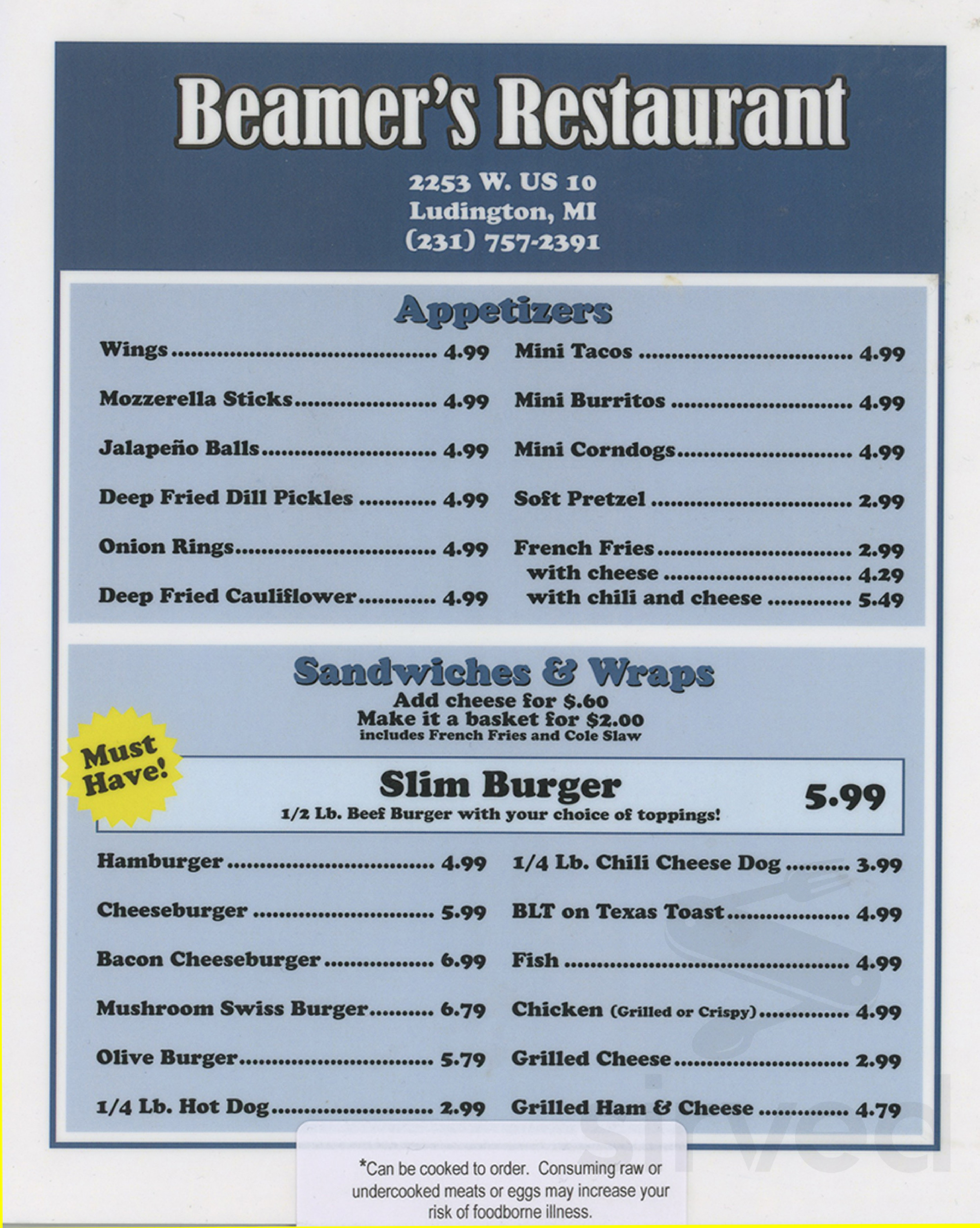 Beamers Menu Boynton Beach - The Best Picture Of Beam