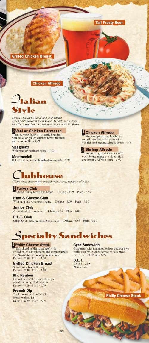 Two Brothers Family Restaurant menu in Oshkosh, Wisconsin, USA