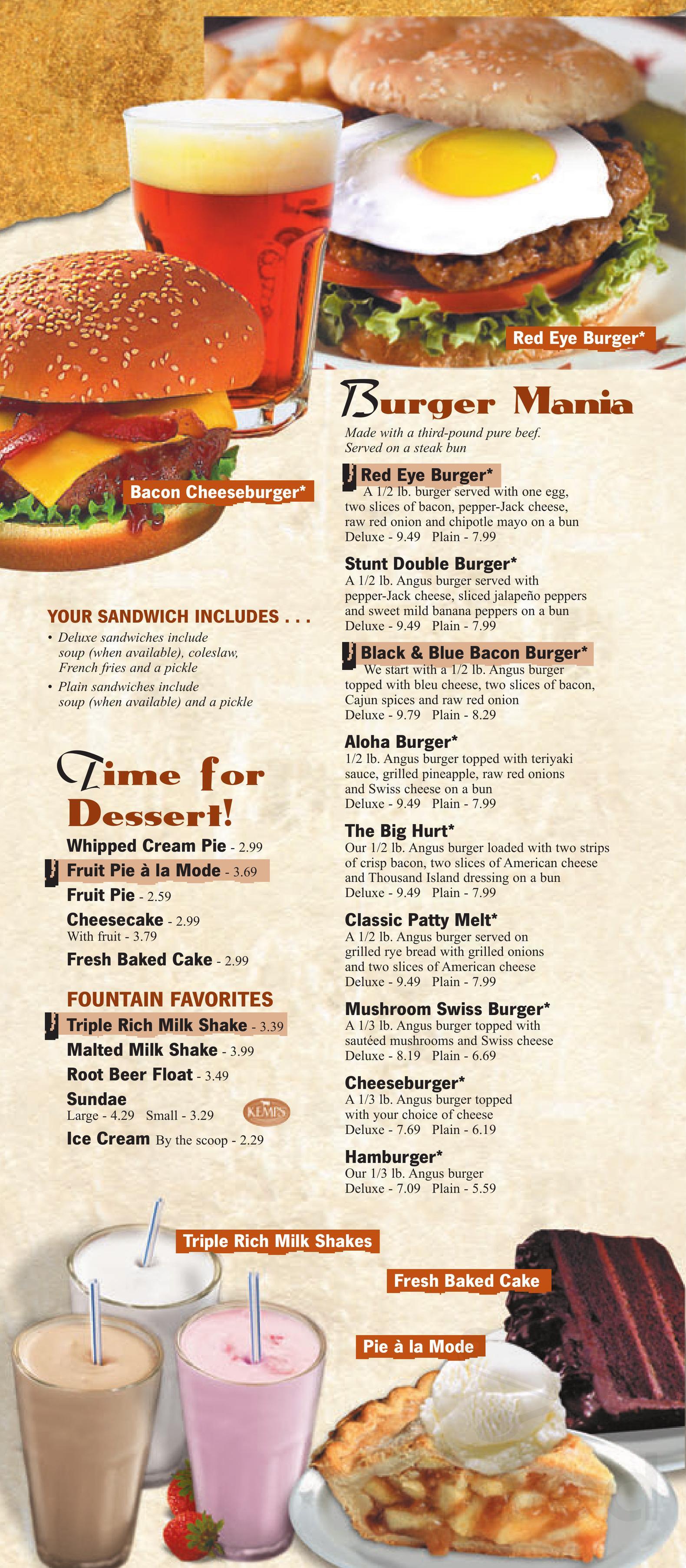 Two Brothers Family Restaurant menu in Oshkosh, Wisconsin, USA