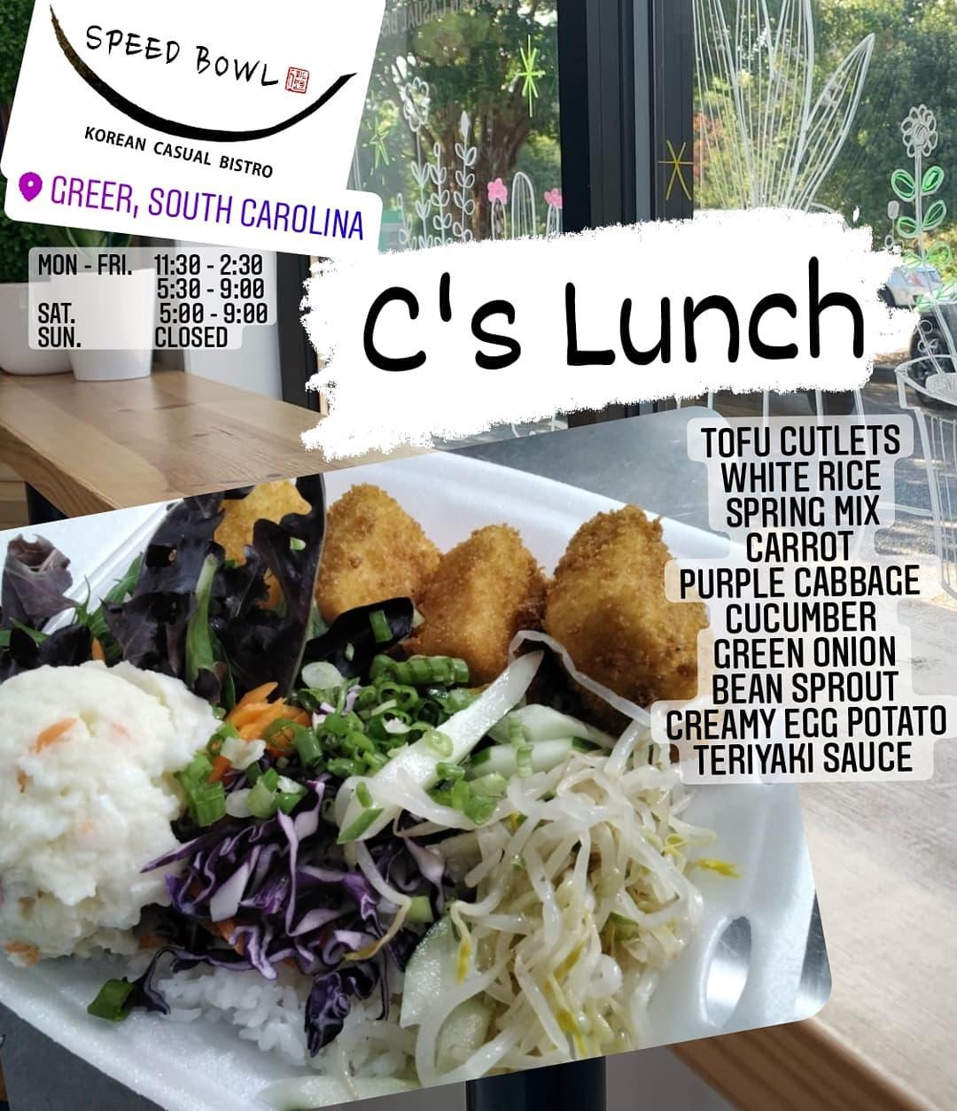 Speed Bowls menu in Hoquiam, Washington, USA