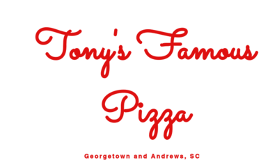 Menu for Tony's Famous Pizza in Georgetown, SC | Sirved