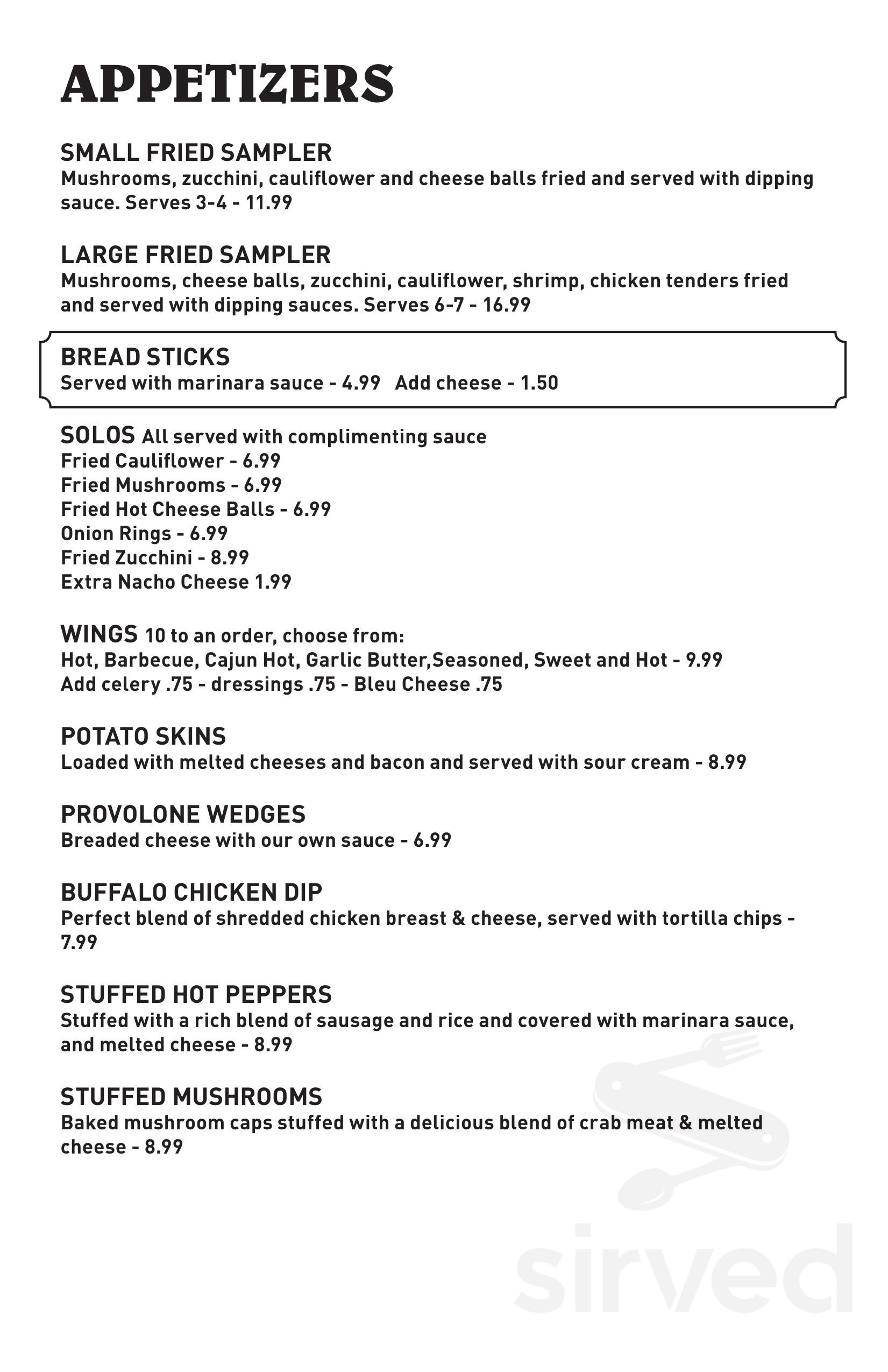 Giannilli's II Restaurant & Lounge menu in Greensburg, Pennsylvania, USA