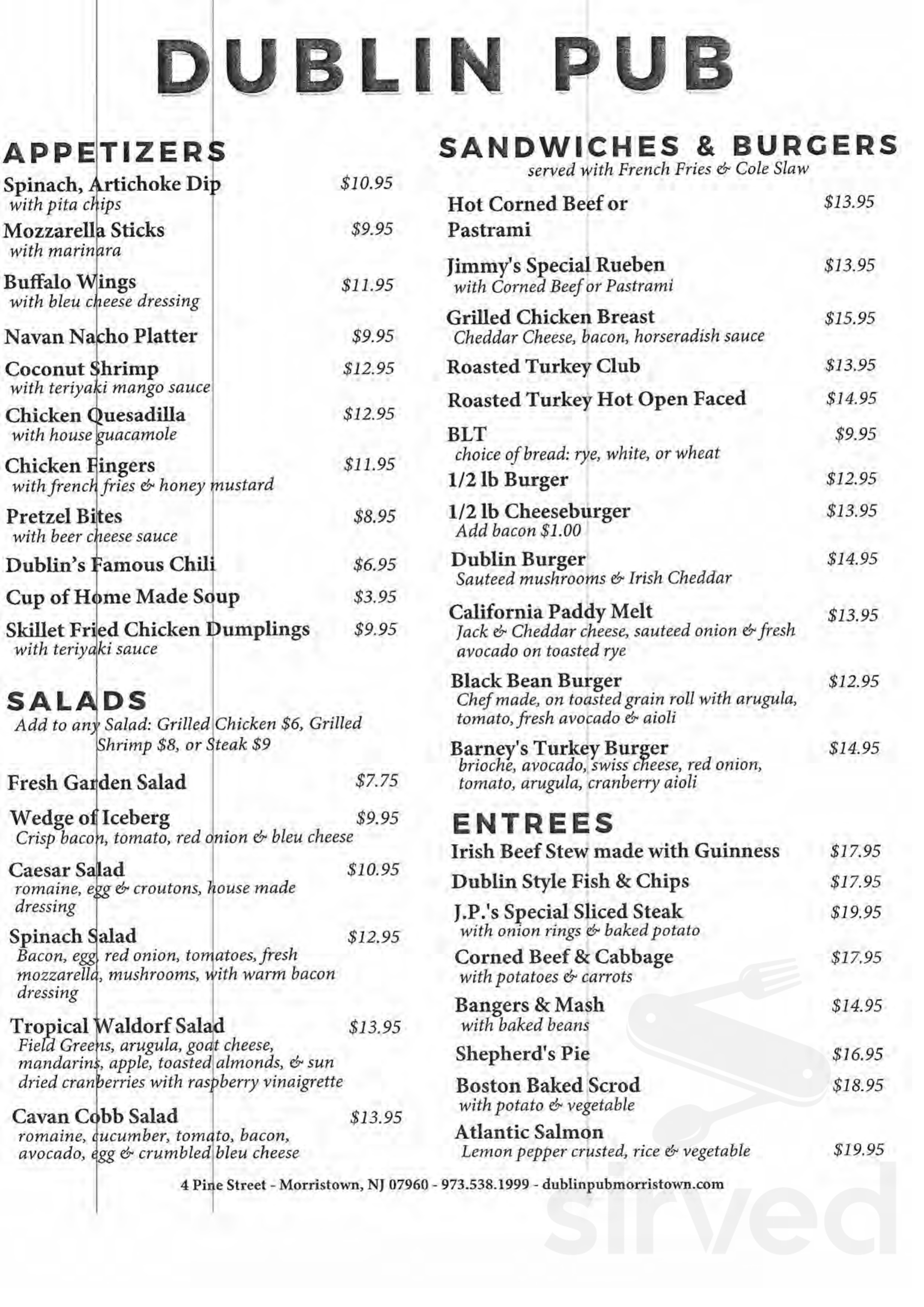 Dublin Pub in Morristown, New Jersey, United States