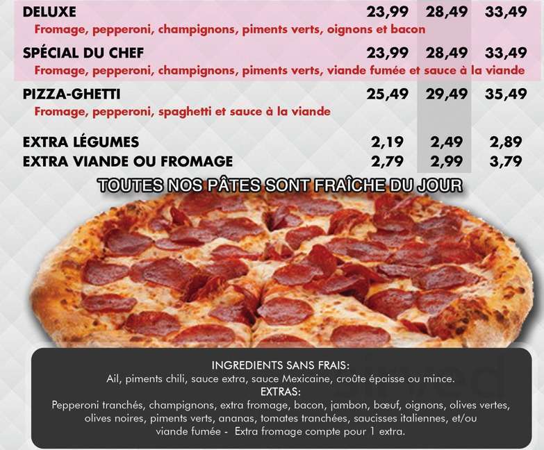 Sema Pizza - Sorel-Tracy menus in Sorel-Tracy, Quebec, Canada