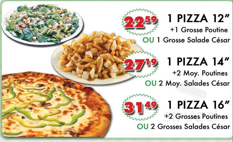 Sema Pizza - Sorel-Tracy menu in Sorel-Tracy, Quebec J3R 1K9, Canada