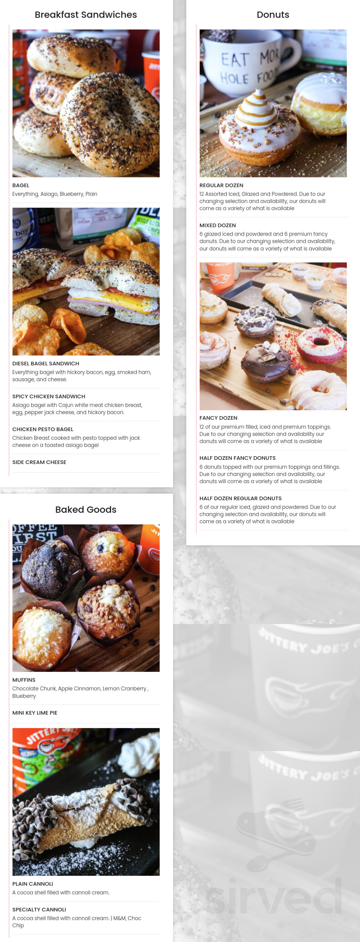 Diesel Donuts and Coffee menus in Jefferson, Georgia, United States