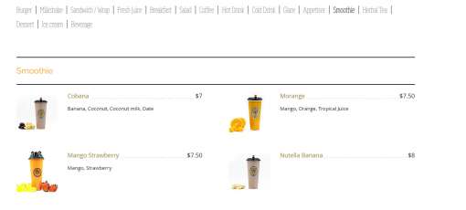 Menu for Next Stop Cafe in Winnipeg, MB | Sirved