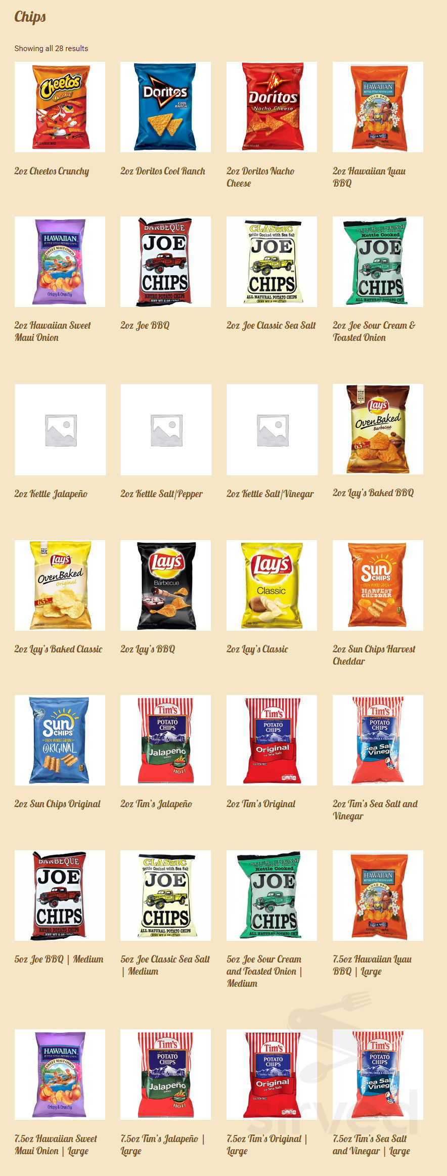 Fiori's Butcher Shoppe & Deli menu in Lodi, California, USA