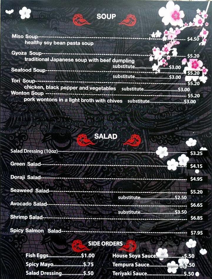 Menu - Walkerton ON's Walkerton Sushi | Sirved