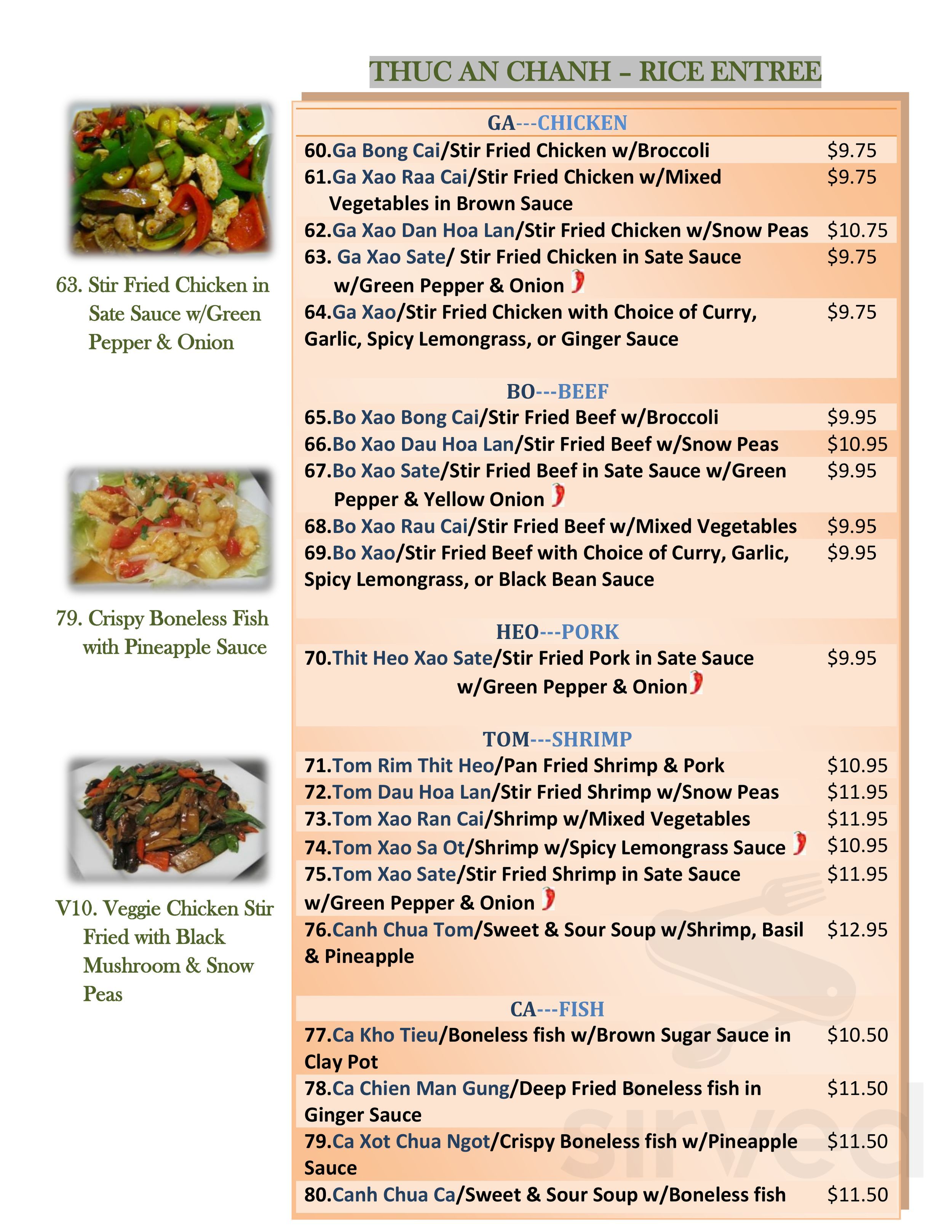 Pho Mi Vietnamese Restaurant menus in Dayton, Ohio, United States