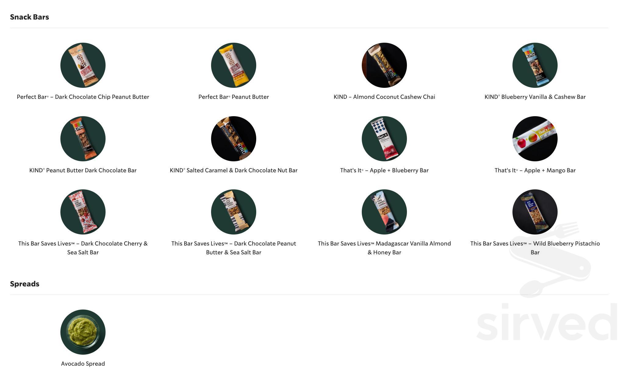 Menu - Cincinnati OH's Starbucks | Sirved