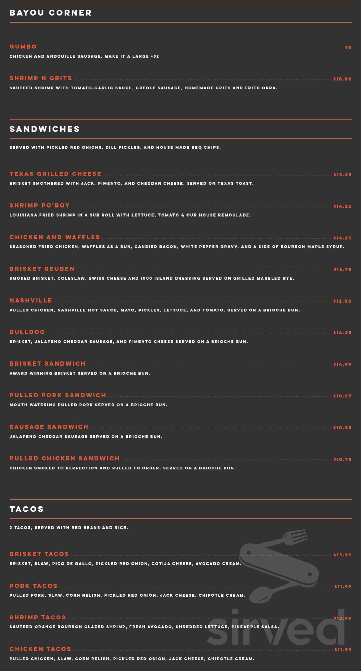 K Blocks Fire Pit BBQ Menu In Washington Michigan USA K Blocks Fire Pit BBQ Menu In Washington Michigan USA