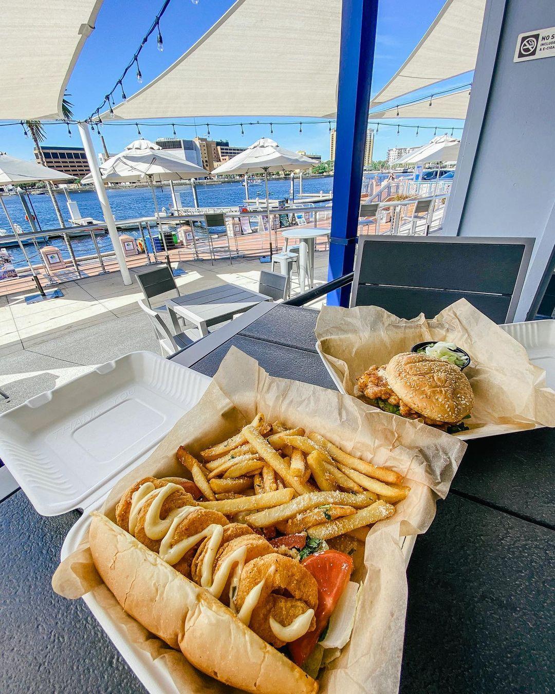 The Sail Plaza menu in Tampa, Florida, USA