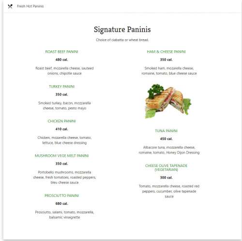 Appleseed Crepe And Bread menu in Salem, New Hampshire, USA