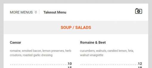Menu for Atomica Kitchen / Cocktails in Kingston, ON | Sirved