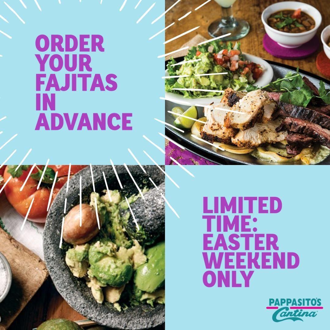 Pappasito's Cantina menu in Houston, Texas, USA