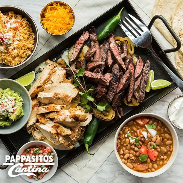 Pappasito's Cantina menu in Houston, Texas, USA