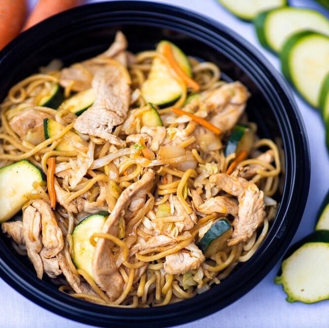 Noodle Express menu in Missoula, Montana, USA