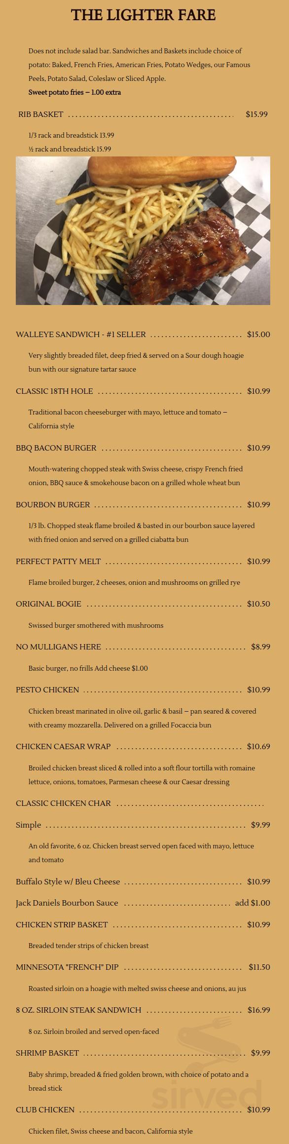 Peter's On Lake Ripley menus in Litchfield, Minnesota, United States