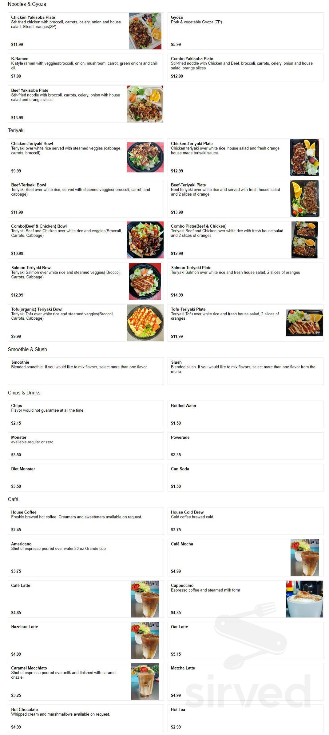 Mom's Deli menu in Anaheim, California, USA