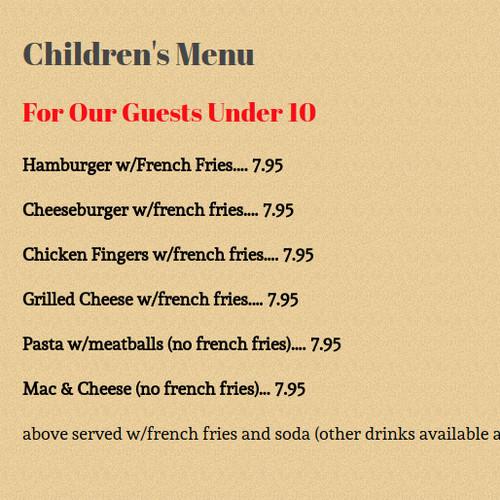 Sweetheart Inn menu in Methuen, Massachusetts, USA